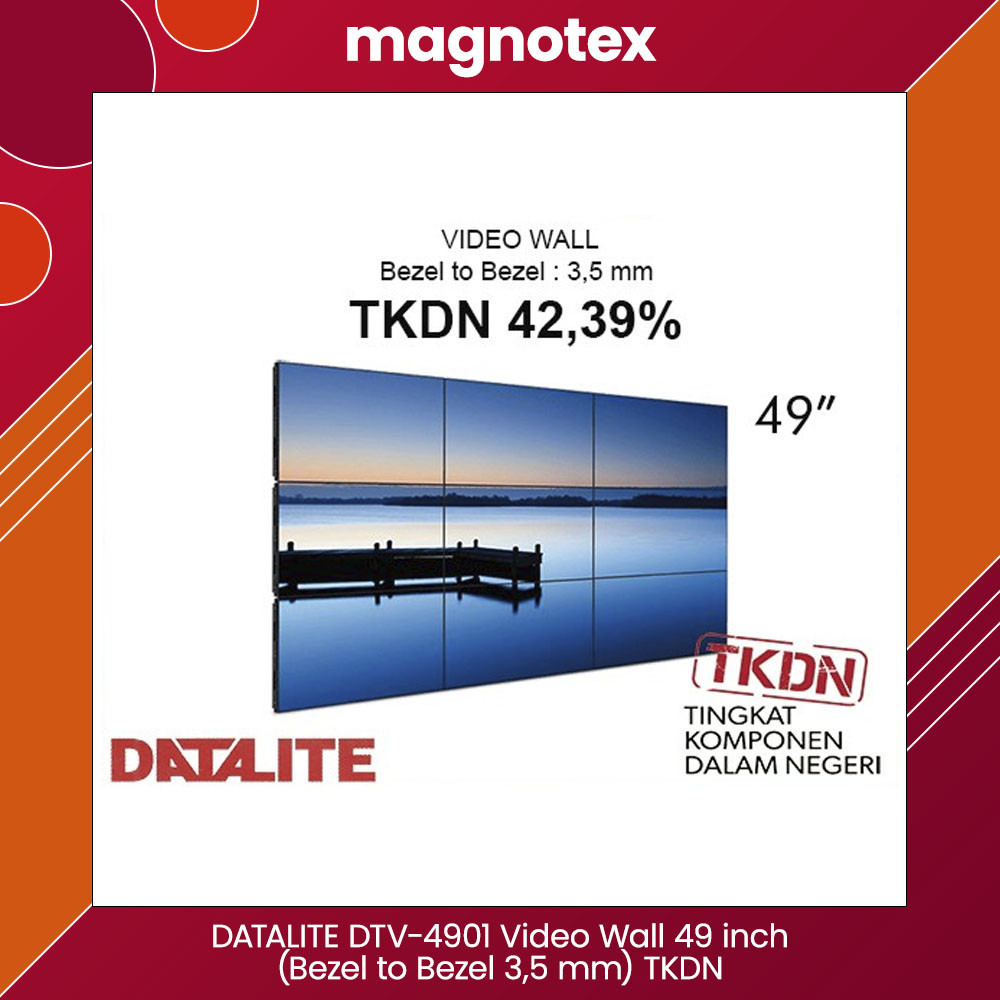 Jual DATALITE DTV-4901 Video Wall 49 inch (Bezel to Bezel 3,5 mm) TKDN | Shopee Indonesia
