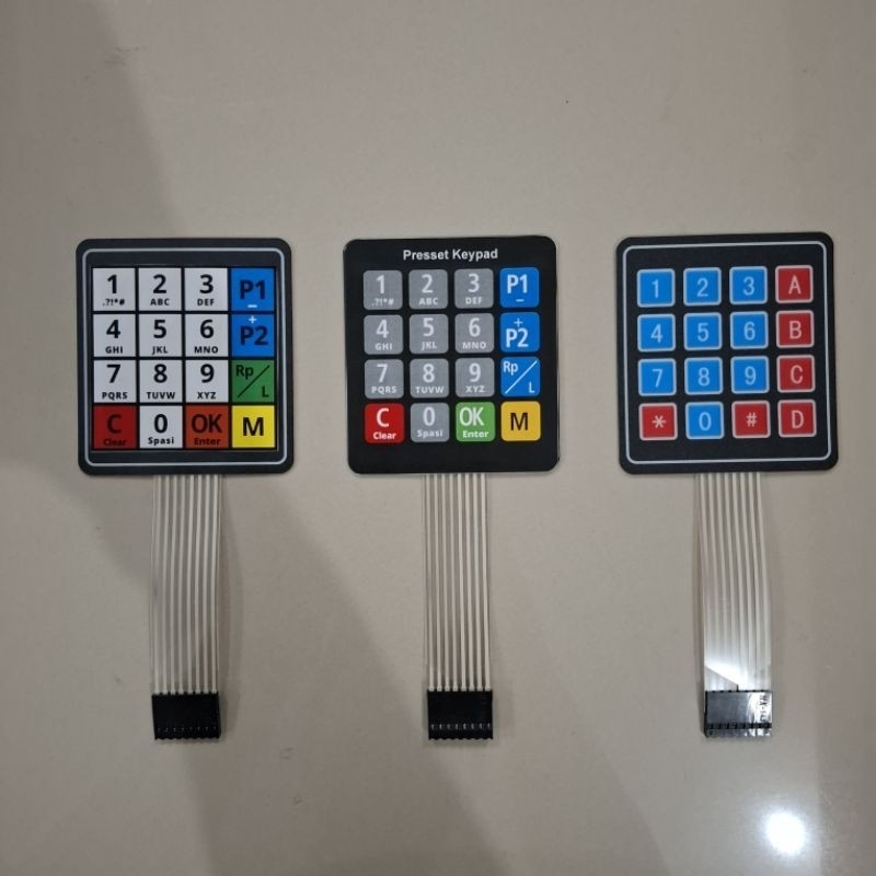 Jual Tombol Keypad Pom Mini Keypad standar, Keypad Laminasi dan Keypad ...