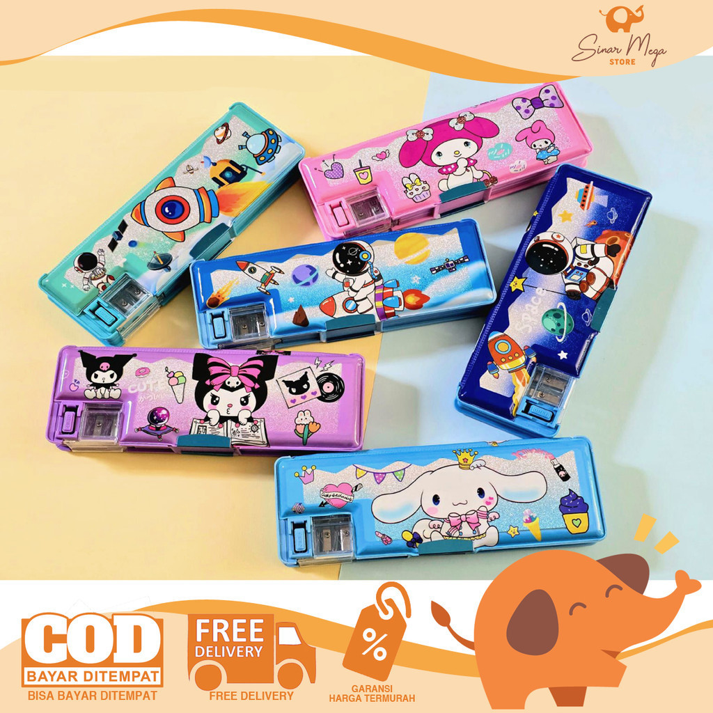 Jual Fancy Pencil Case W-86 Magnet Motif Sanrio Astronot Tempat Pensil ...