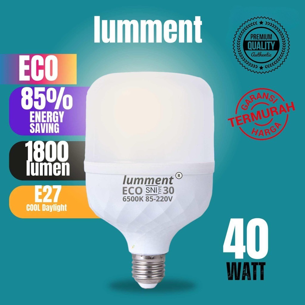 Jual 40W LAMPU LED JUMBO / LAMPU BULB TBULBP / LAMPU BOHLAM TERANG 40W ...