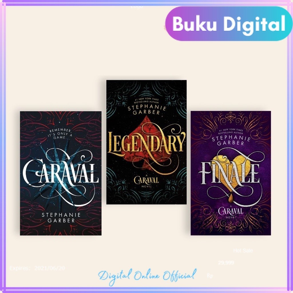 Jual Caraval, Legendary, Finale || Stephanie Garber | Shopee Indonesia