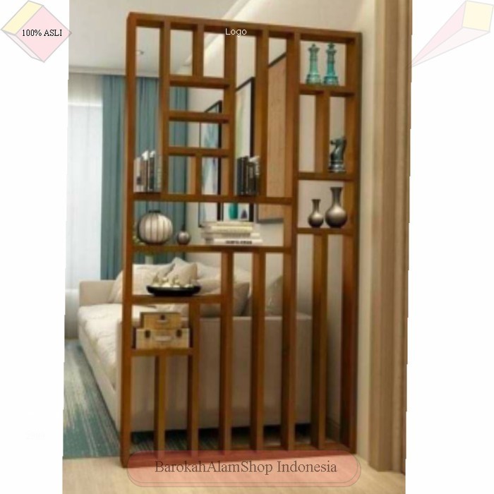 Jual Partisi sekat ruangan Full kayu mahoni 200×120×15 | Shopee Indonesia