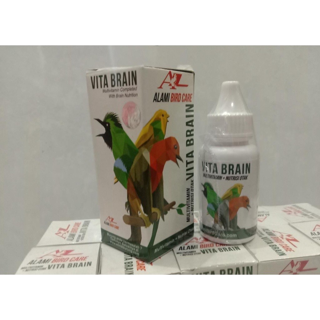 Jual VITABRAIN ALAMI BIRD CARE VITAMIN BURUNG MENINGKATKAN KECERDASAN ...