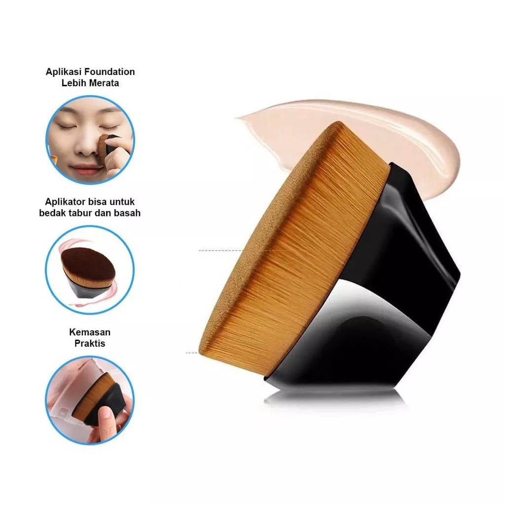 Jual Brush Bedak Brush Foundation Cushion Korea Original Professional ...