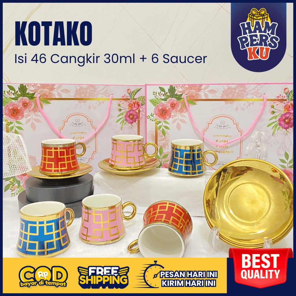 Jual Hampers Pernikahan Cangkir Set Keramik Aesthetic KOTAKO Gift ...