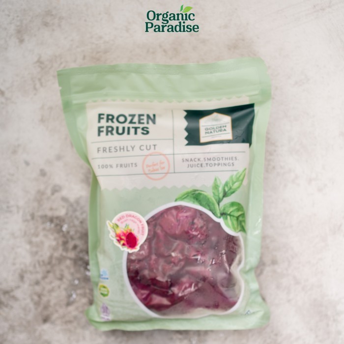 Jual Golden Natura Red Dragon Frozen Fruits / Buah Naga Beku 450 gram | Shopee Indonesia