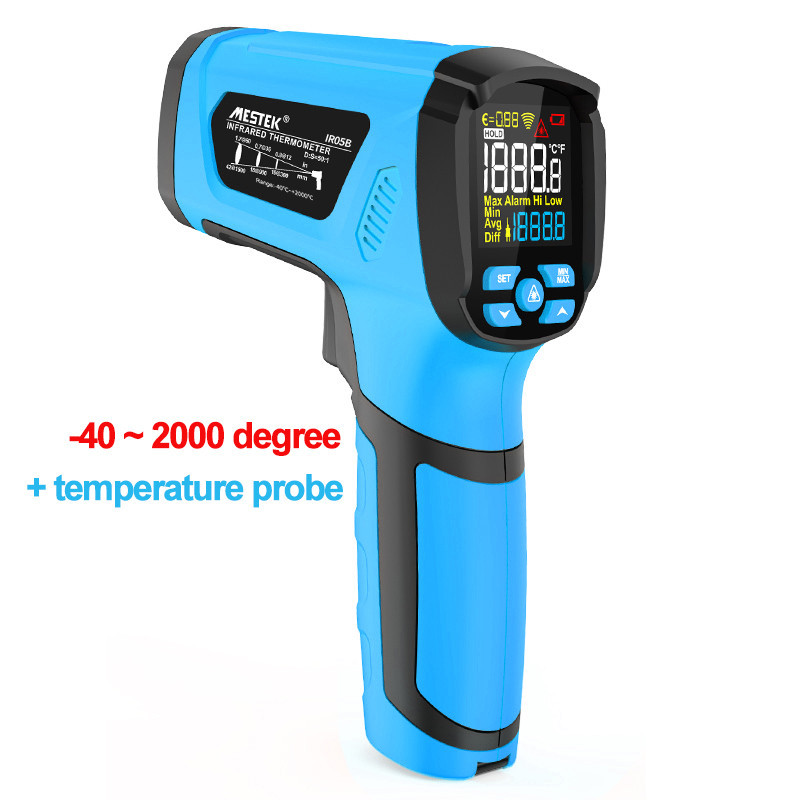 Jual Dual laser Infrared Thermometer -40 to 2000 degree Laser ...