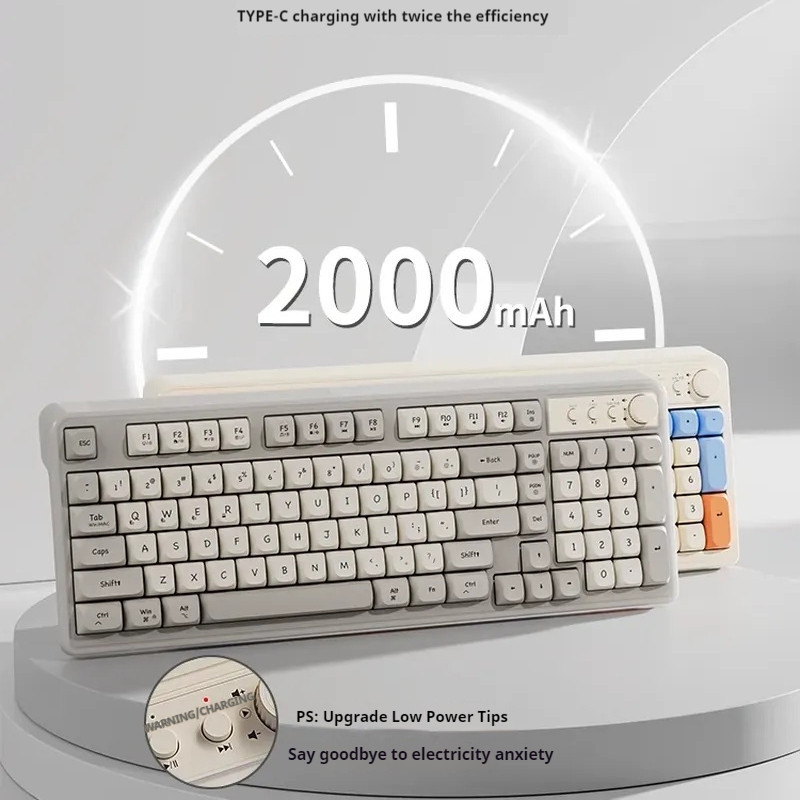 Jual Eweadn V1 Wireless Keyboard Mouse Set Silent Mechanical Touch ...