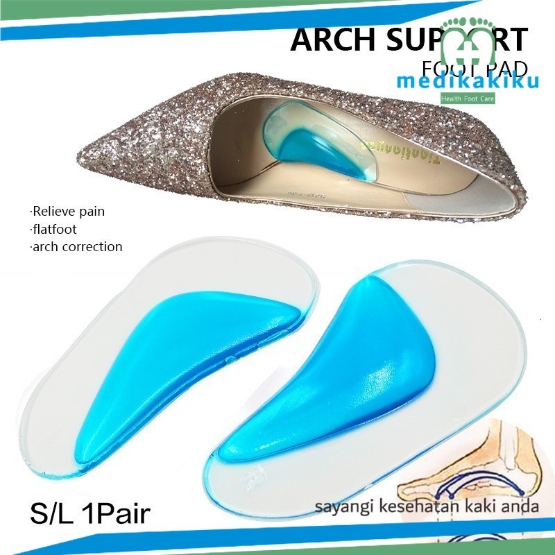 Jual INSOLE SEPATU ARCH SUPPORT GEL ALAS KAKI DATAR | Shopee Indonesia