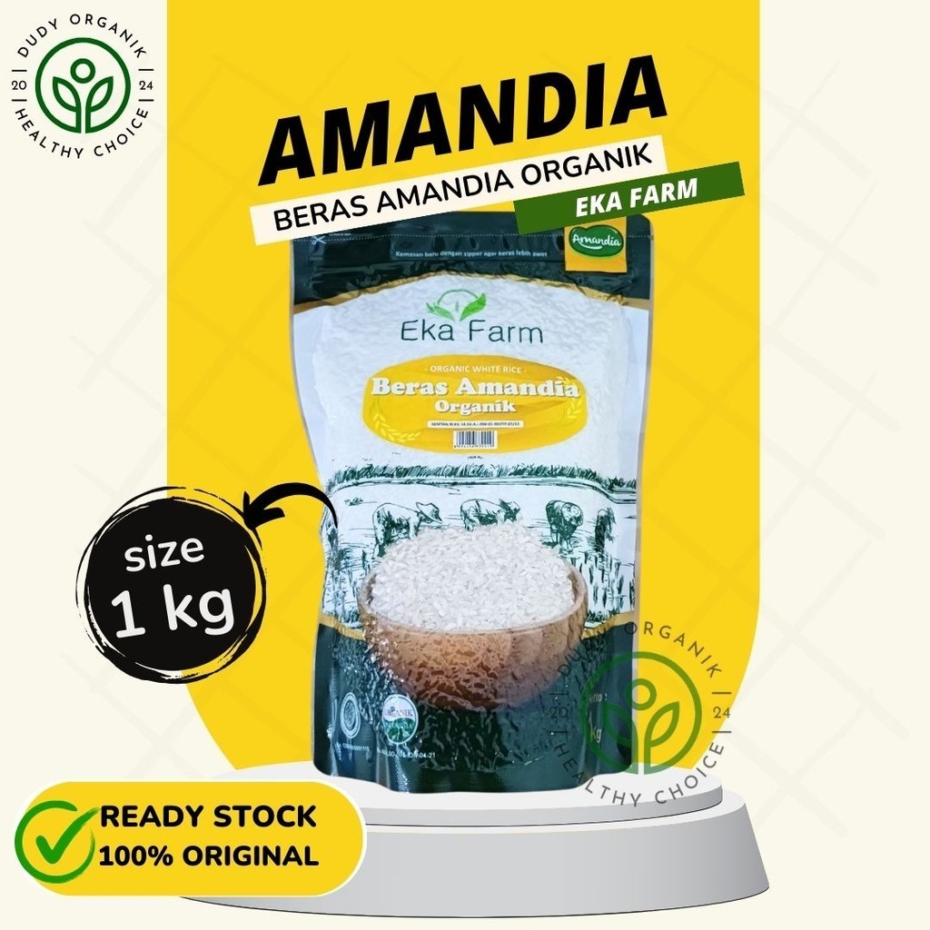 Jual Beras Diabetes Diaberice Amandia Organik EKA FARM Kemasan Vakum 1 ...