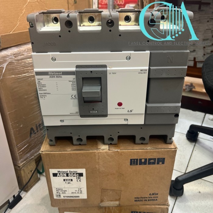 Jual MCCB LS METASOL ABN 804c 4P 630A 50KA Original LS | Shopee Indonesia