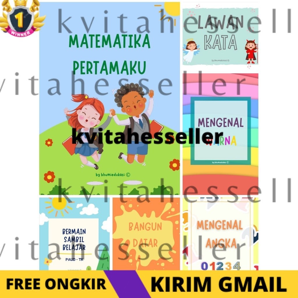 Jual PAKET BELAJAR PAUD KOMPLIT / PAUD ACTIVITY / WORKSHEET PAUD - TK ...