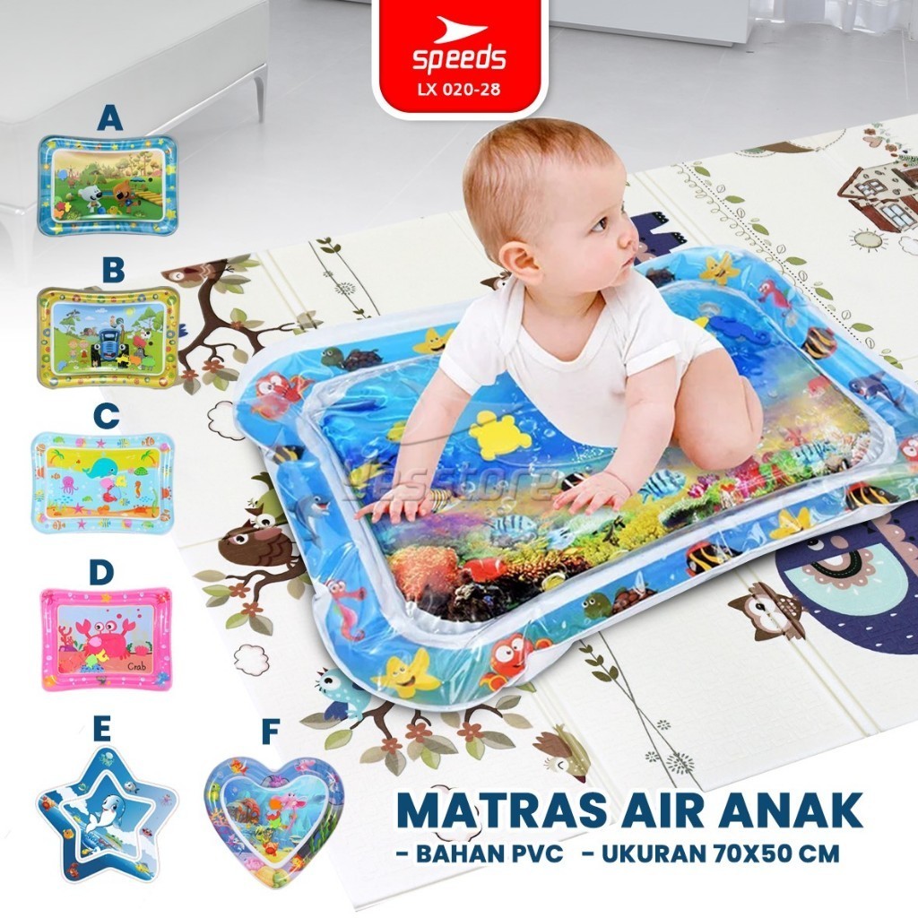 Jual SPEEDS Playmat Air Bayi Matras Anak Baby Water Play Permainan ...