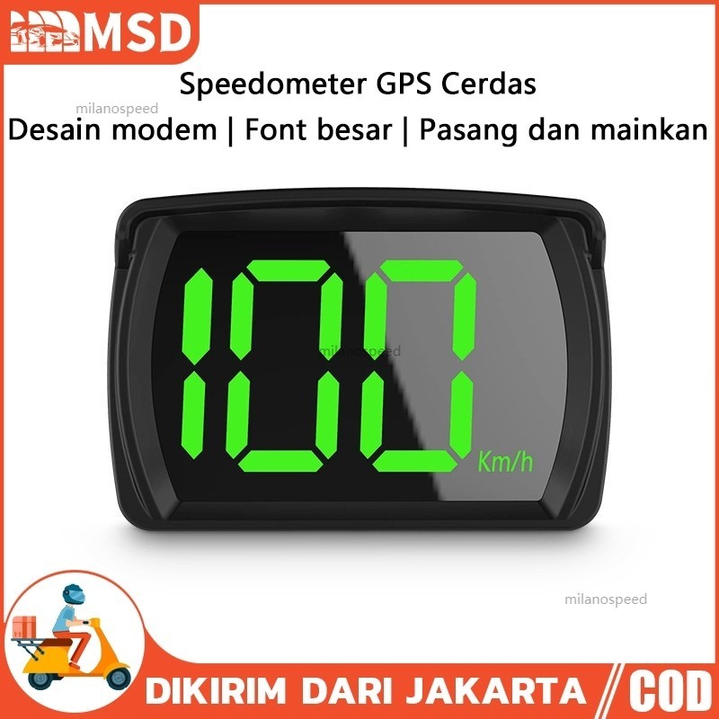 Jual Speedometer GPS Mobil Dengan Tampilan HUD Headup KM/H MPH Huruf Besar LED Untuk Mobil dan ...