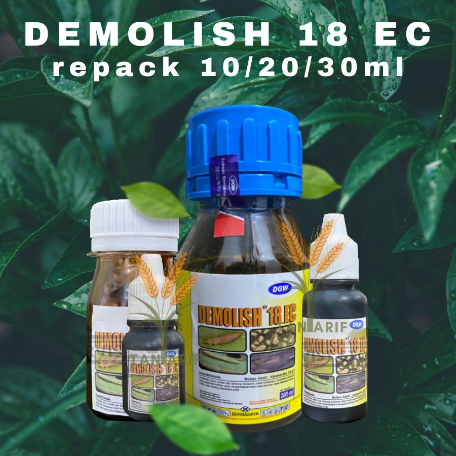 Jual Insektisida DEMOLISH 18 EC Kemasan Repack 10 ml 20 ml 30 ml Murah ...