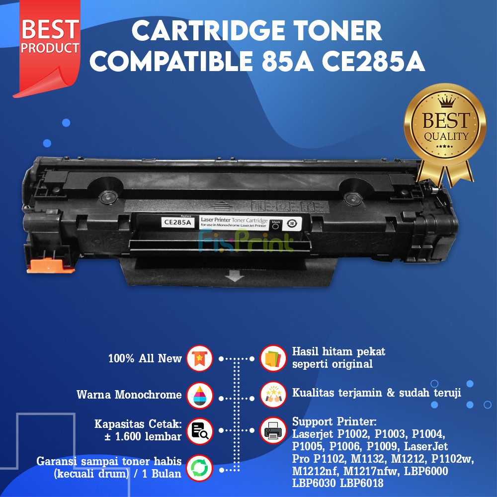 Jual Cartridge Toner Compatible 35A 36A Toner Cartridge 78A 85A ...