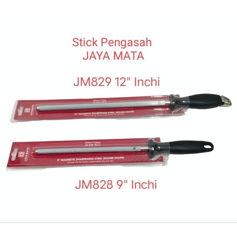 Jual Stick Pengasah Pisau Jaya Mata JM828/829 Baja Asah 9" dan 12 ...
