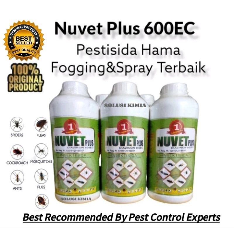 Jual HY65TF43 NUVET PLUS 600 EC Obat Fogging & Obat Pembasmi Segala Jenis Serangga | Shopee ...