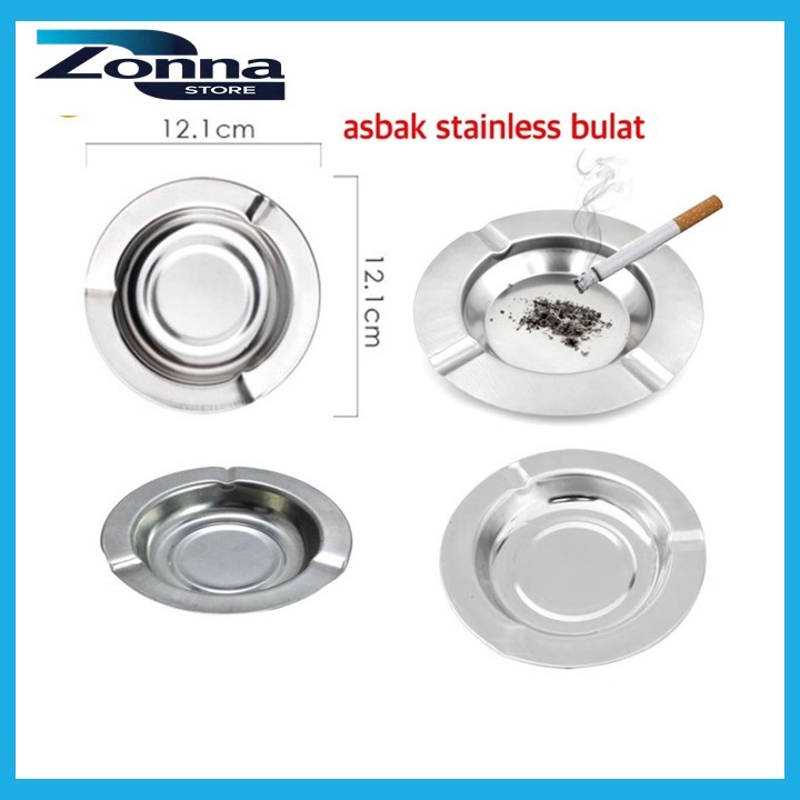 Jual Asbak Rokok Stainless Asbak Bulat Minimalis | Shopee Indonesia