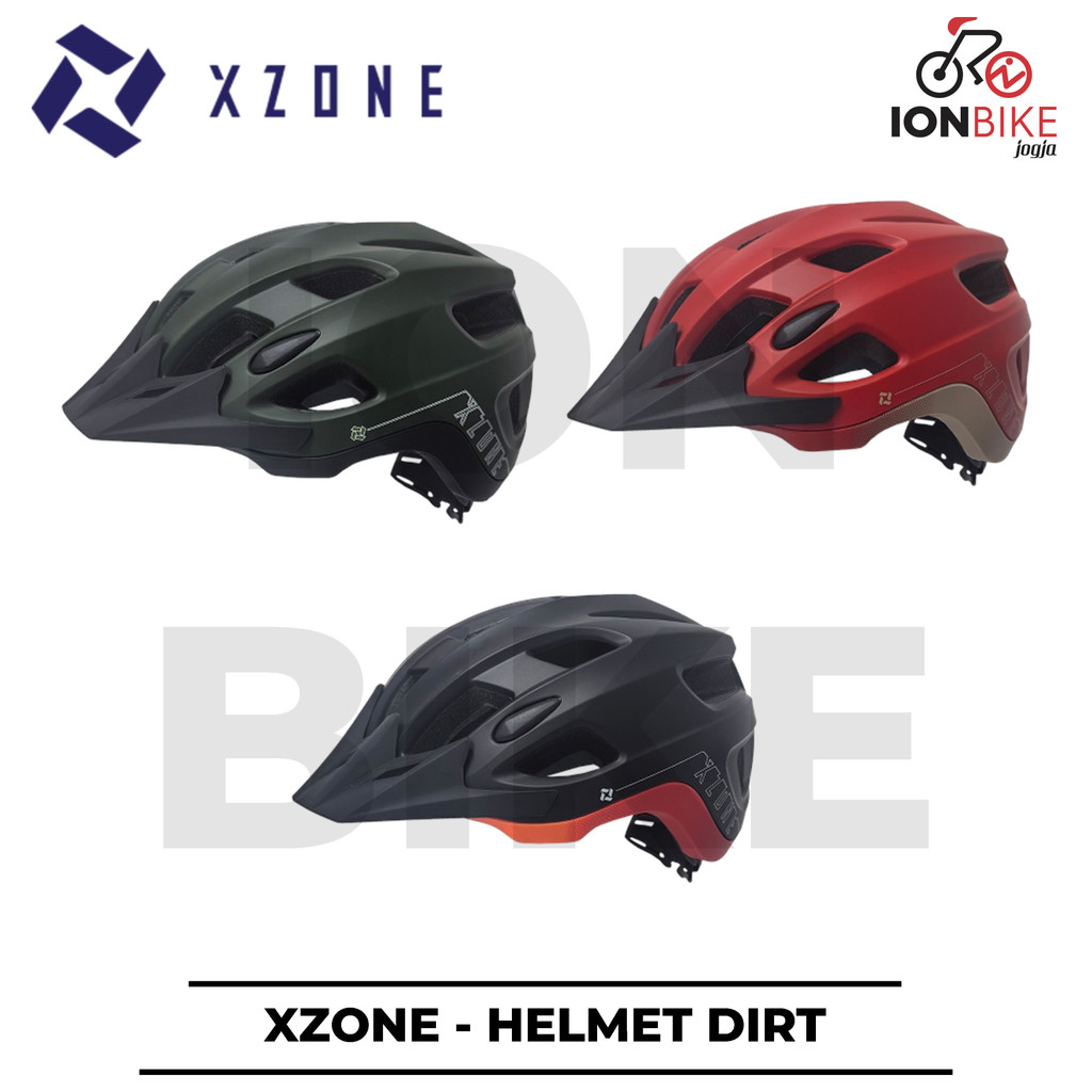 Jual Helm Xzone DIRT MTB Sepeda Gunung Helmet Gravel Ringan Terbaru All ...
