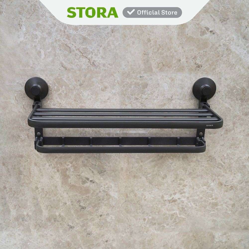 Jual Stora Gantungan Handuk Triple Dengan Suction - Abu-Abu Gunmetal ...