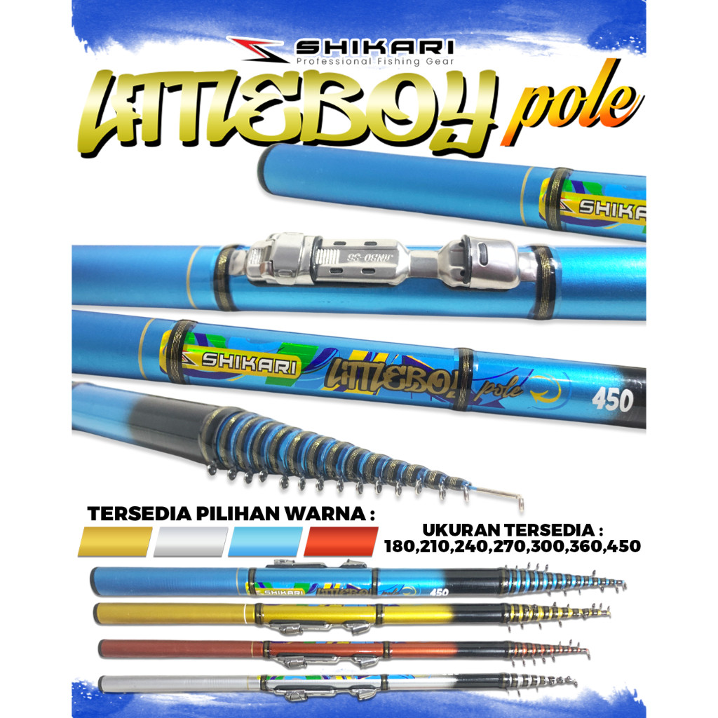 Jual Set TEGEK PANCING FIBER SHIKARI LITTLE BOY KOLONG Murah | Shopee ...