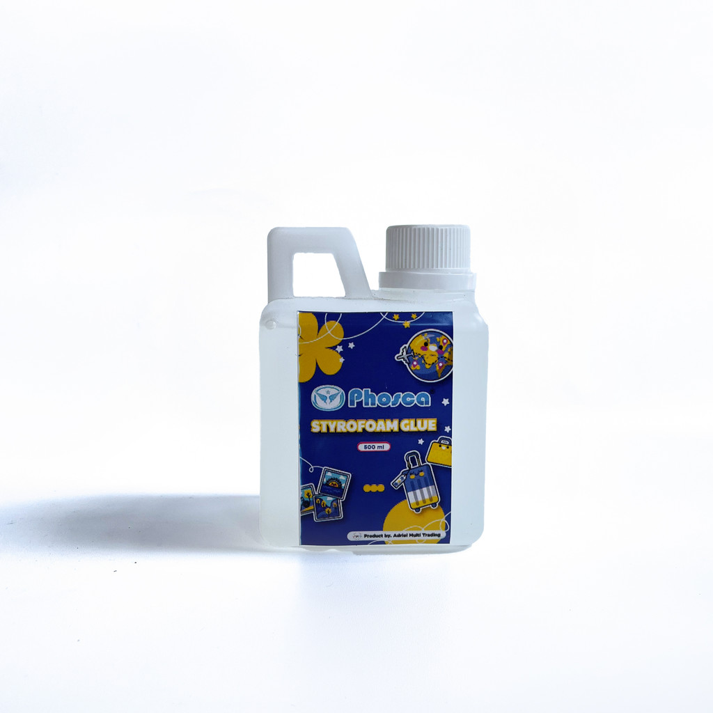 Jual LEM STYROFOAM PHOSCA STYROFOAM GLUE PHOSCA 500ML 1000ML | Shopee ...