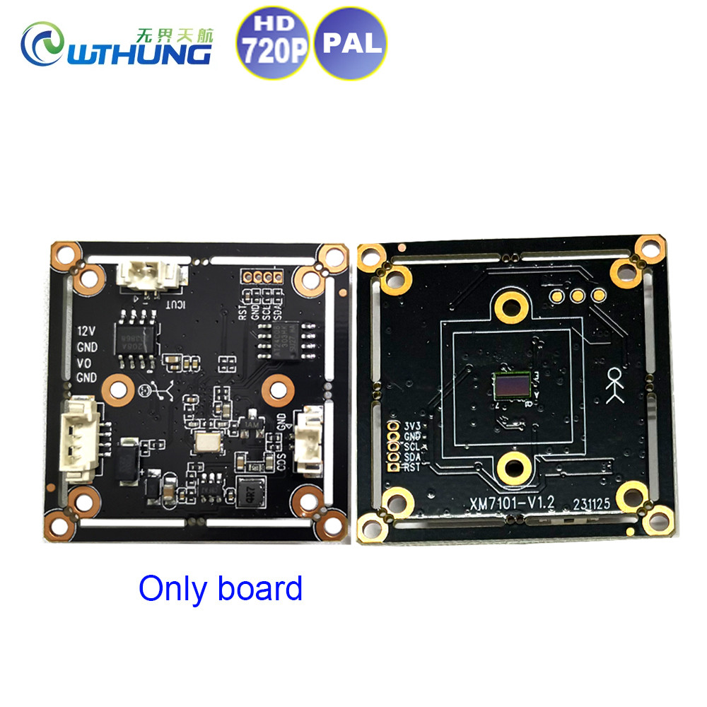 Jual CCTV AHD Camera Board 720P 1.0MP Analog Coaxial Module BNC 12V ...