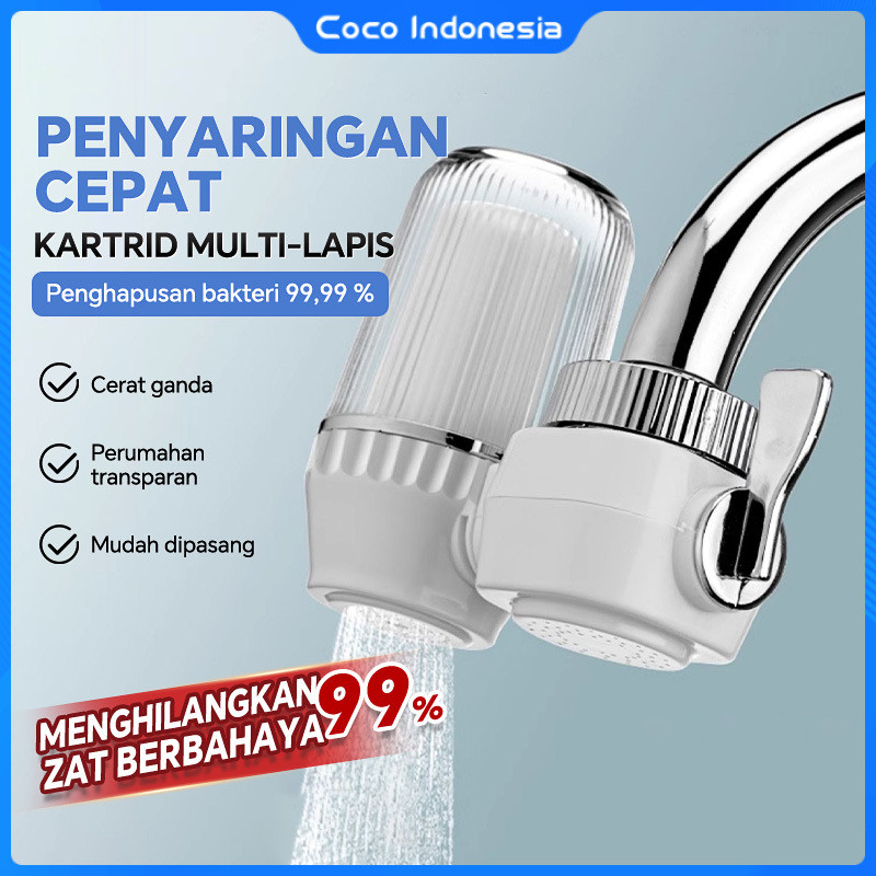 Jual 【Cocok untuk berbagai jenis keran】Filter Saringan Kran Air Water ...