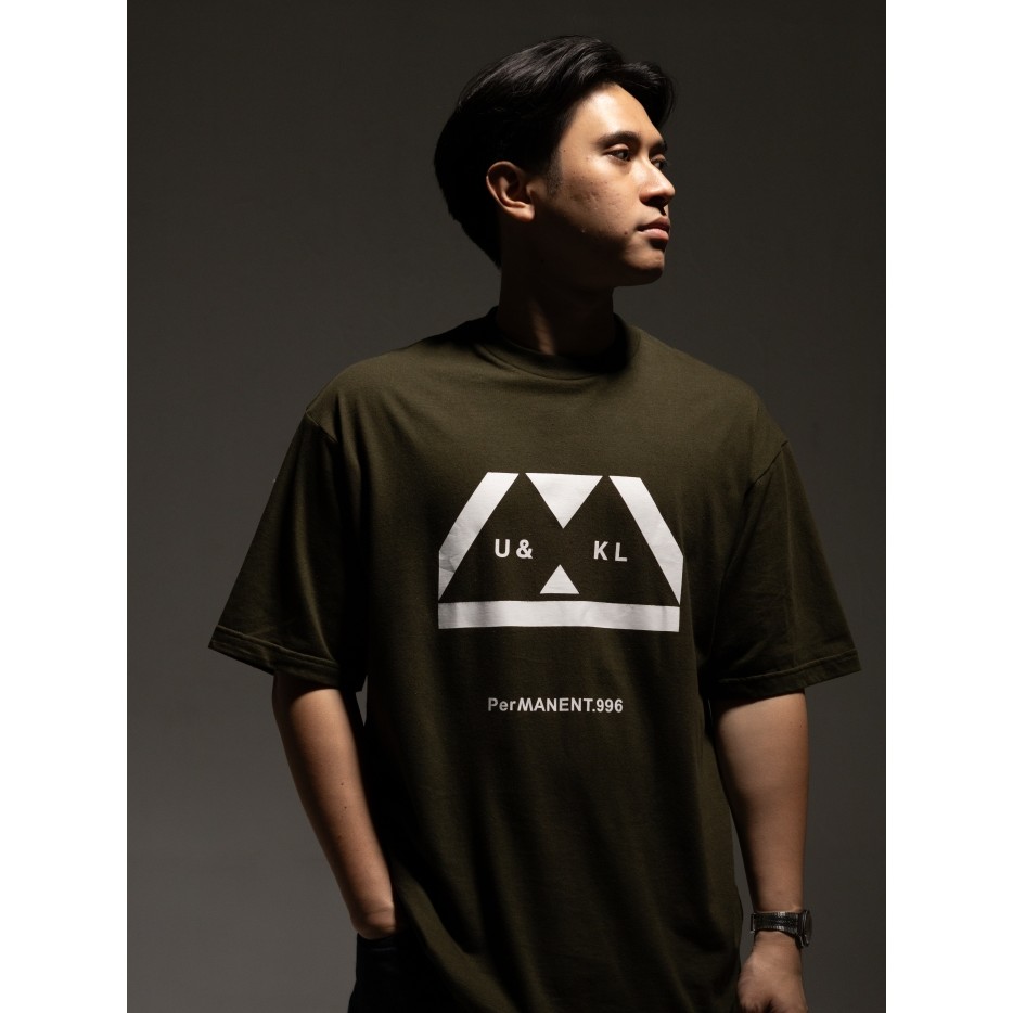 Jual UNKL347 T-Shirt Army Green Bahan Combed Motif Simpel OMAA | Shopee ...