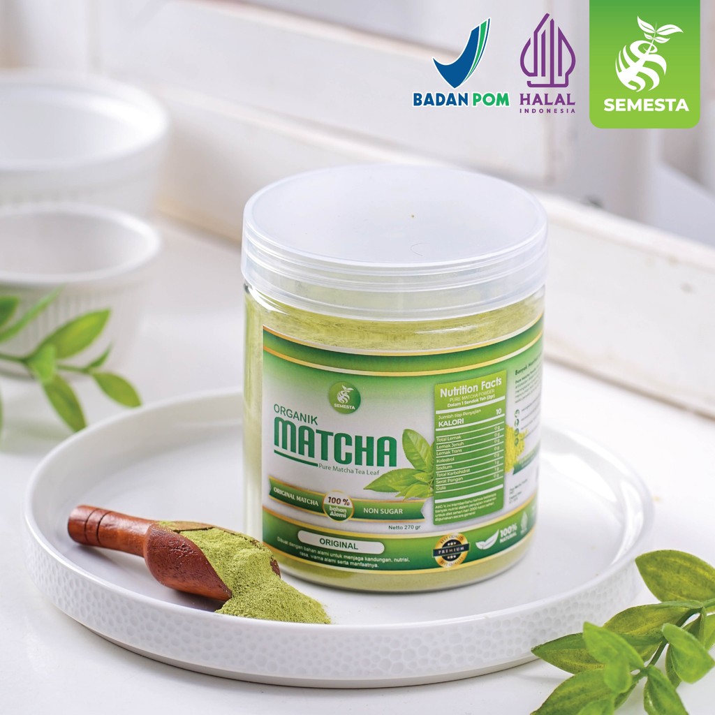 Jual MATCHA POWDER 440G PREMIUM HALAL BPOM/ MATCHA BUBUK MINUMAN PURE ...