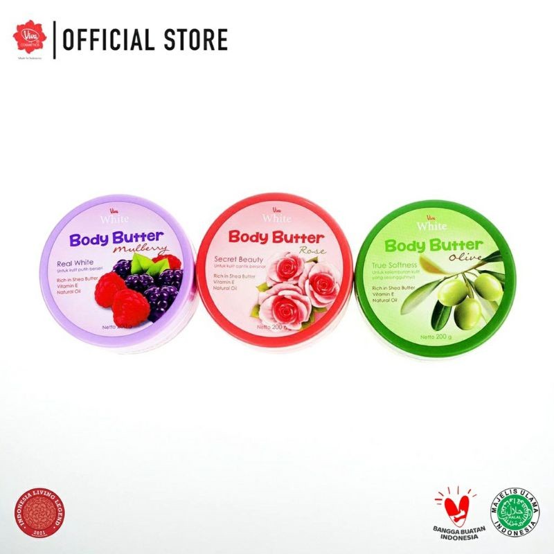 Jual VIVA White Body Butter 200 gr | Shopee Indonesia
