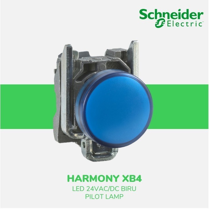 Jual Schneider Electric XB4 Pilot Lamp LED 24VAC/DC Biru XB4BVB6 ...