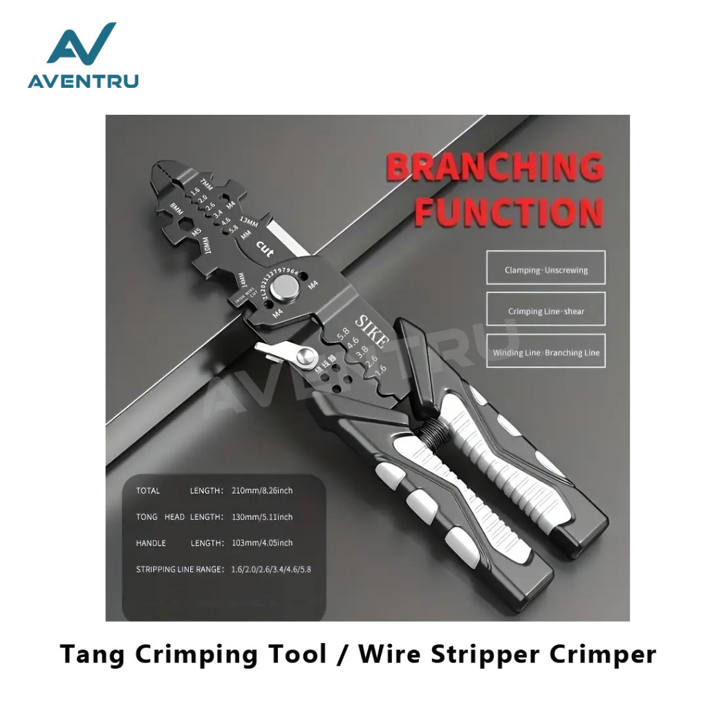 Jual Tang Crimping Tool Potong Kupas Kabel LAN Cable Wire Stripper ...