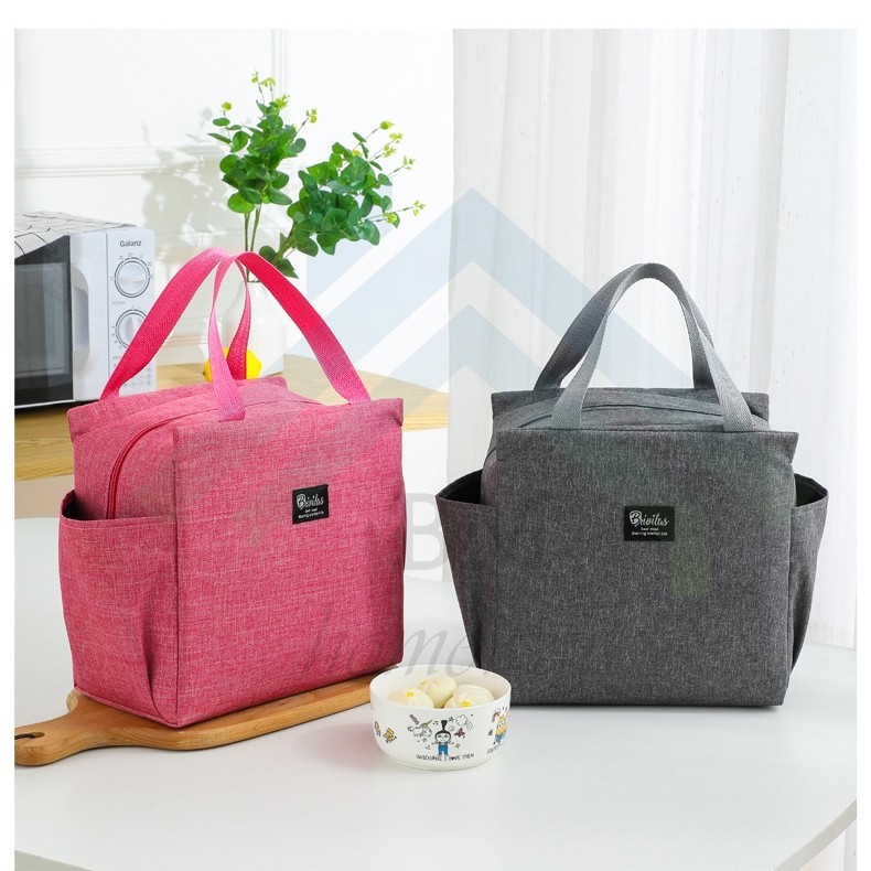 Jual Tas Bekal Makanan Jumbo / Tas Bekal Lunch Cooler Bag Box Makanan ...