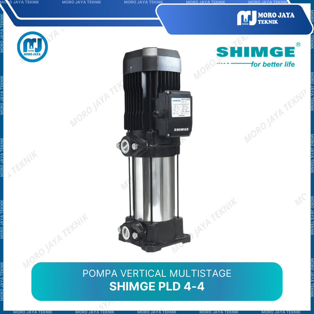 Jual Mesin Pompa Air Shimge Vertical Multistage 1PHASE 1.5HP - PLD 4-4 ...