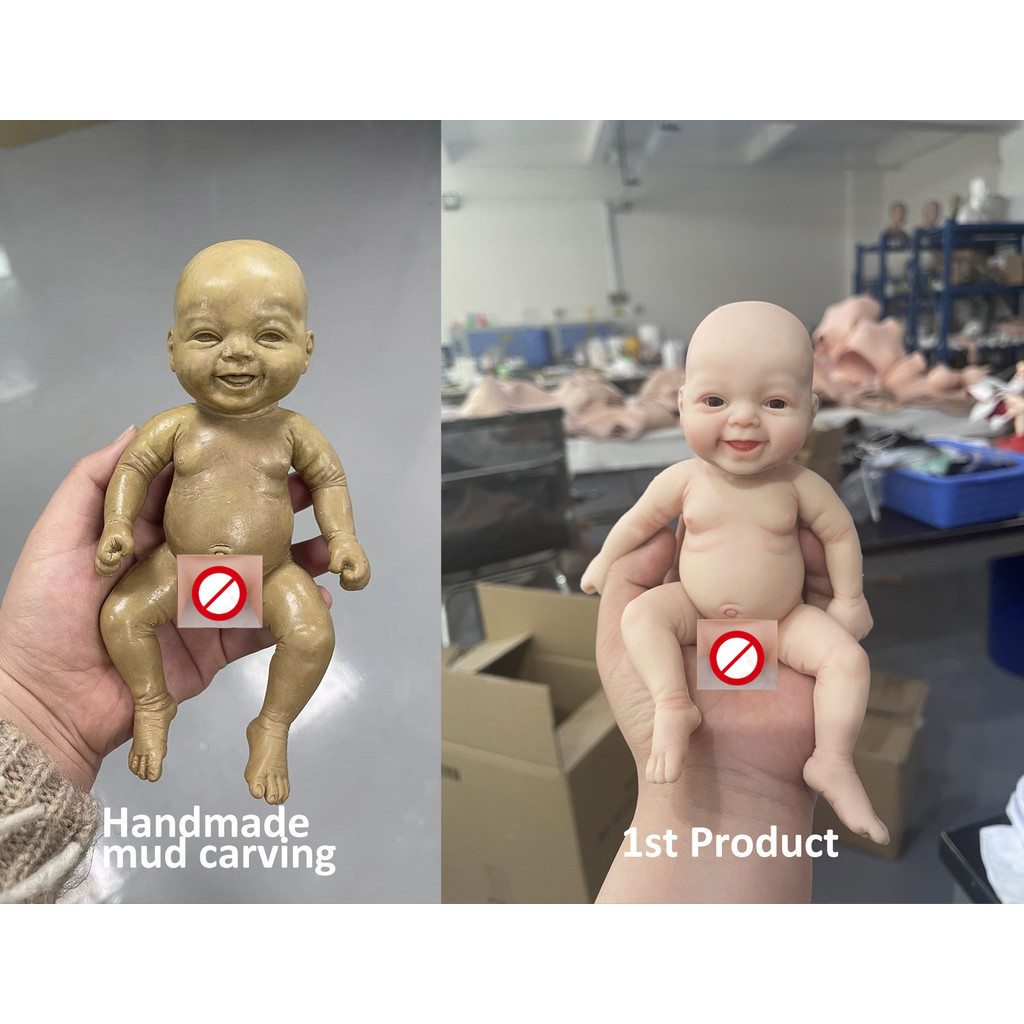 Monkie Kid 7-Inch Micro Preemie Silicone Monkey Baby Doll - Lifelike ...