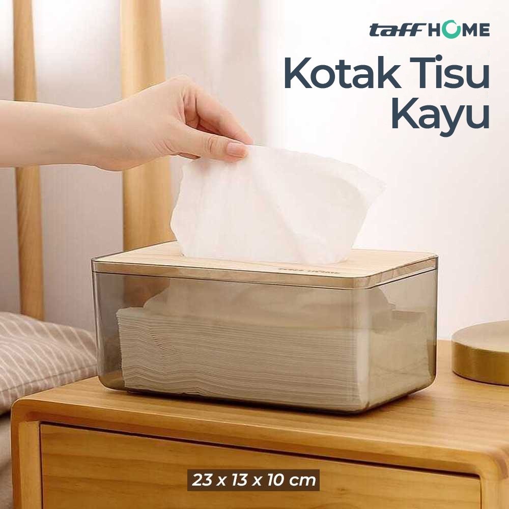 Jual Hiasan Ruang Tamu Kotak Tisu Minimalis TaffHOME Kotak Tisu Kayu ...