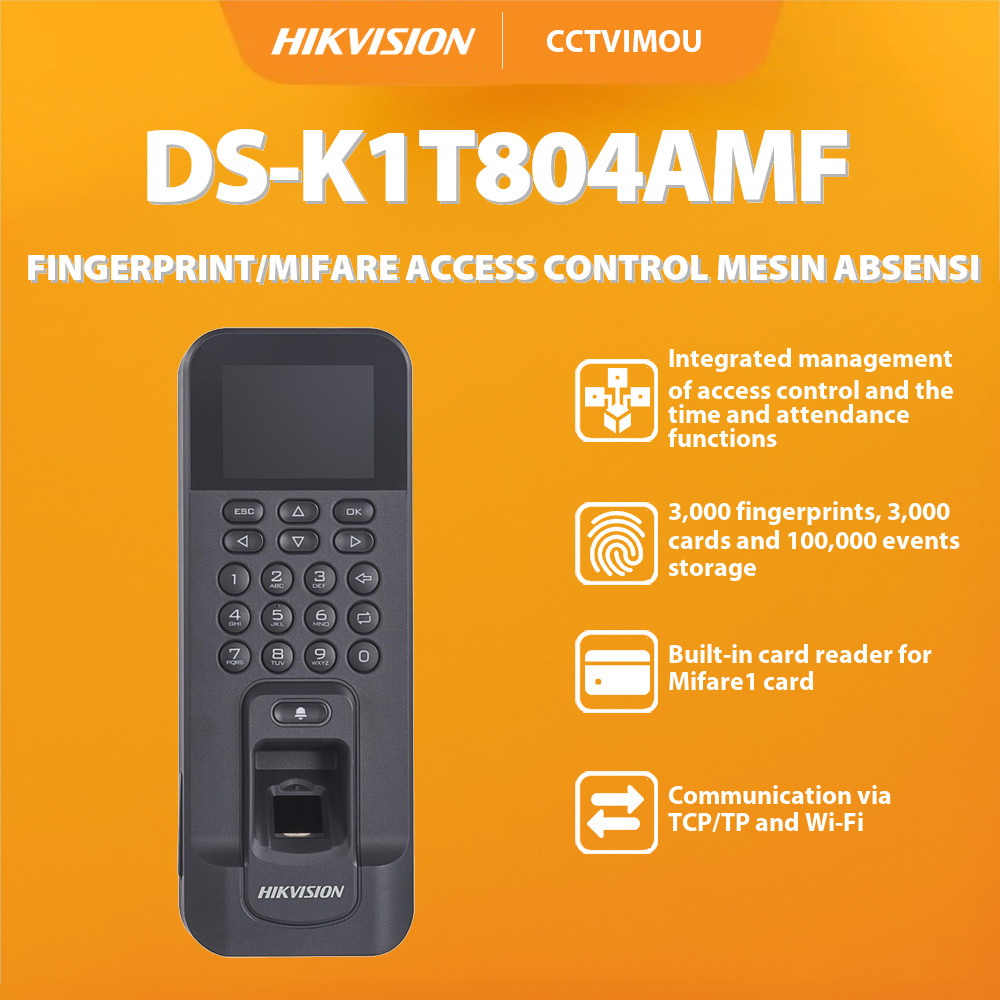 Jual HIKVISION DS-K1T804AMF FINGERPRINT/MIFARE ACCESS CONTROL MESIN ... Jual HIKVISION DS-K1T804AMF FINGERPRINT/MIFARE ACCESS CONTROL MESIN ...