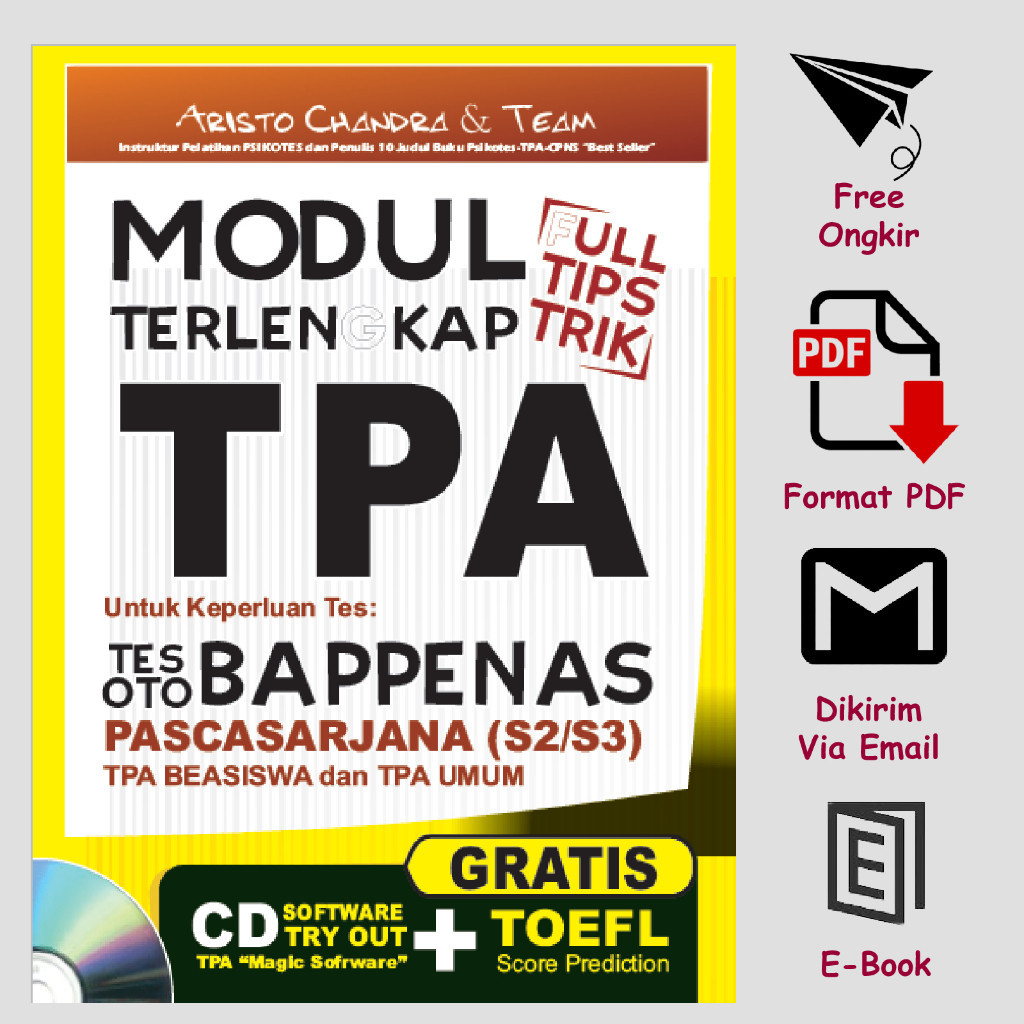 Jual Modul Terlengkap TPA Full Tips dan Trick (Aristo Chandra Team) | Shopee Indonesia