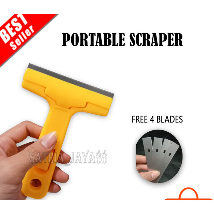 Jual Kape Skrap Plastik Untuk Kerok Cat Stiker Scrapper Pembersih Kaca ...