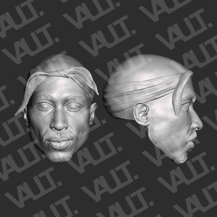 Jual NB01 Figure Custome Head Tupac Shakur Rapper Sculpt Action Figure ...