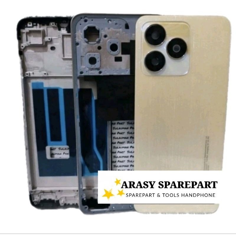 Jual KESING HOUSING CASING FULL SET REALME C53 FRAME + BEZEL + BACKDOOR ...