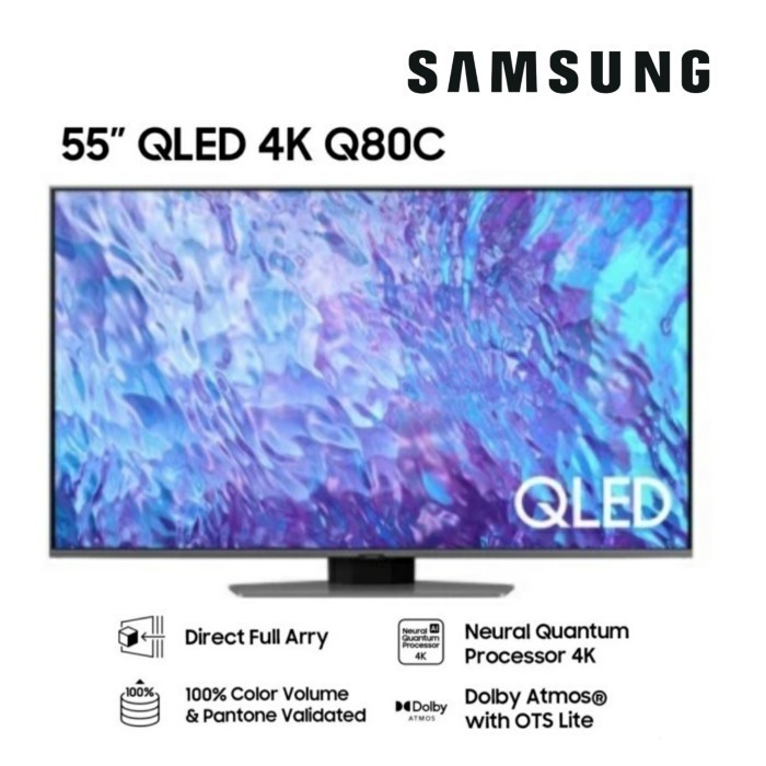 Jual SAMSUNG 55Q80C QLED UHD 4K Smart TV 55 Inch QA55Q80CAKXXD QA55Q80C | Shopee Indonesia