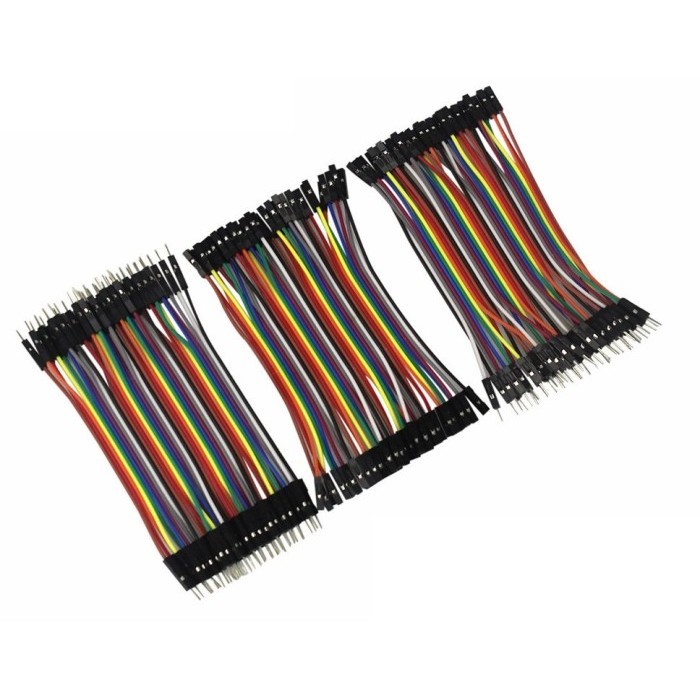 Jual Kabel Jumper 10 Cm 40 Pcs Male Male - Male Female - Female Female ...