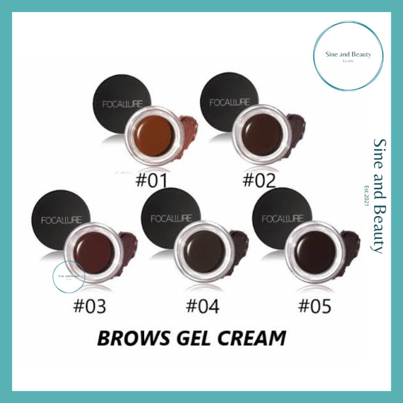 Jual FOCALLURE FA-23 Brows Gel Cream Eyebrow Cream Gel Waterproof ...