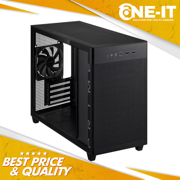 Jual Case ASUS Prime AP201 Tempered Glass MicroATX Casing Komputer PC ...