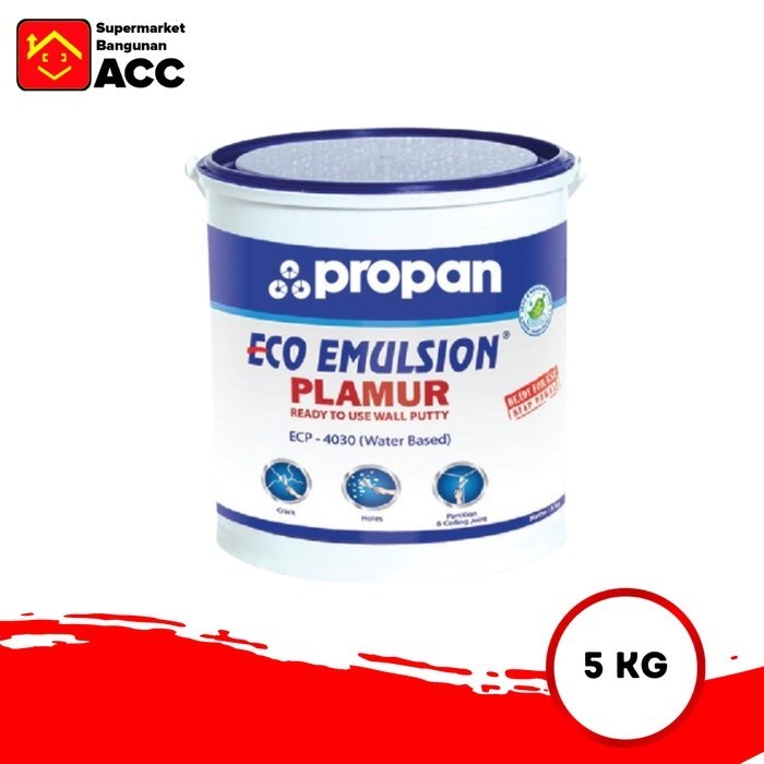 Jual Propan Eco Plamur / Plamir / Dempul Tembok 5kg | Shopee Indonesia