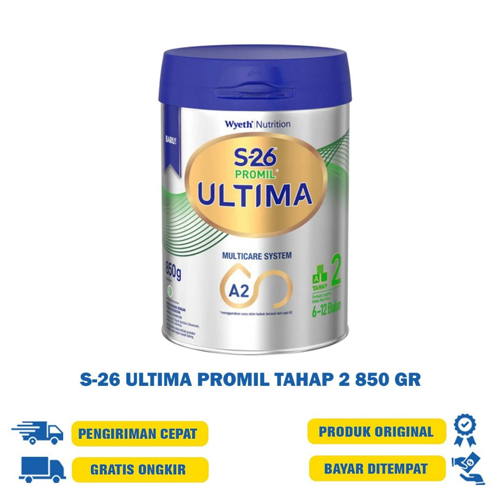 Jual S-26 ULTIMA PROMIL TAHAP 2 850 GR/SUSU FORMULA/S-26 ULTIMA ...