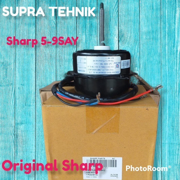 Jual KMS99 FAN MOTOR OUTDOOR AC SHARP 5/7/9SAY/SSY ORIGINAL | Shopee ...
